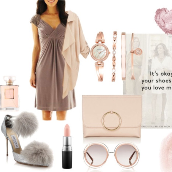 signature label | Dresses | Signature Label Embellished Pleat Dress ...